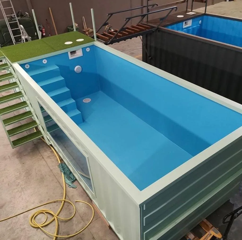 30 Ft Container Pool – Durable Outdoor Swimming Solution